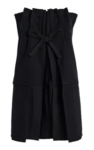 Prada Chevron Wool Mini Dress
