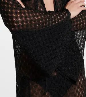 Missoni Open-knit Lame Kaftan