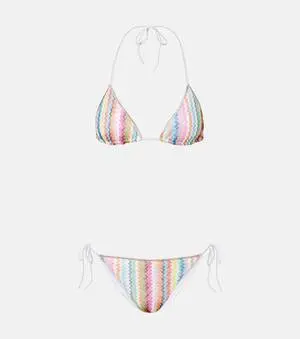 Missoni Zigzag Lame Two-piece Bikini - Multicoloured