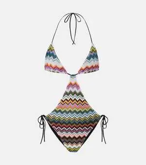 Missoni Zigzag One-piece Swimsuit - Multicoloured