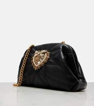Dolce & Gabbana Devotion Small Shoulder Bag - Black