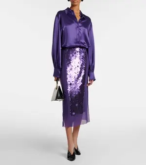 JOSEPH Dieu Satin Blouse
