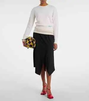 Loewe Logo Embroidered Wool Sweater