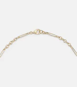 FOUNDRAE 18kt Yellow Necklace With Emerald And Diamonds