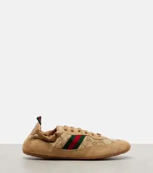 Gucci Gg Canvas Shift Sneakers - Beige