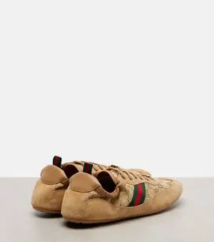 Gucci Gg Canvas Shift Sneakers - Beige