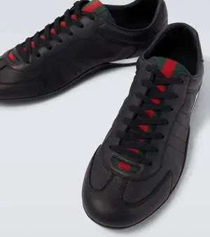 Gucci Leather Shift Sneakers