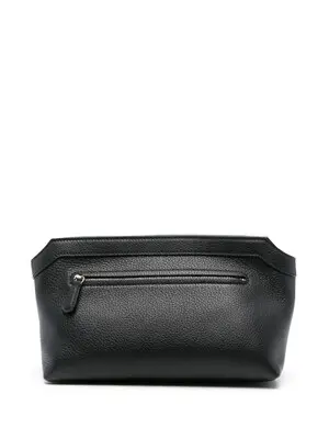 THE ROW Terrasse Leather Pouch - Black