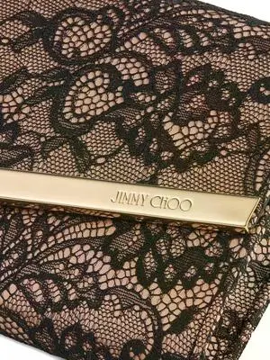 JIMMY CHOO Emmie Lace Chain Mini Bag
