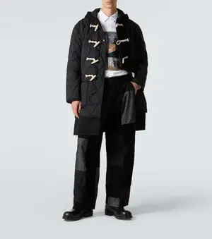 Comme Des Garçons Patchwork Cotton Poplin Shirt