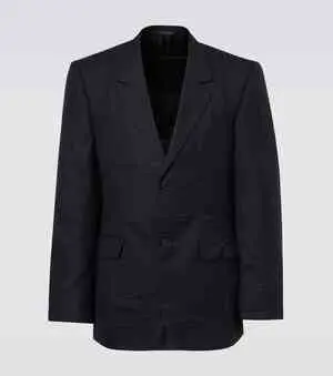 Balenciaga Pinstripe Wool Blazer