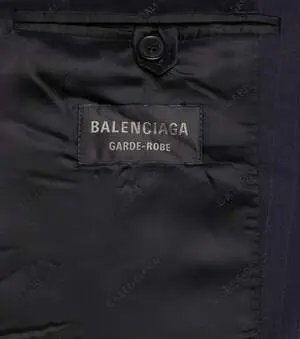 Balenciaga Pinstripe Wool Blazer