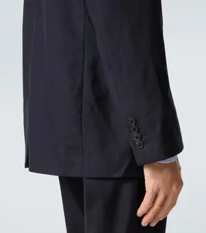 Balenciaga Pinstripe Wool Blazer
