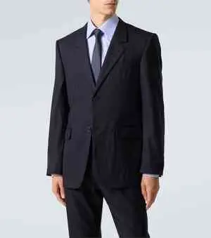 Balenciaga Pinstripe Wool Blazer