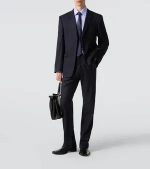 Balenciaga Pinstripe Wool Blazer