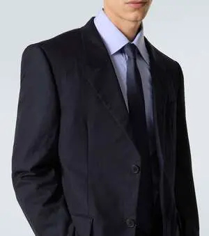 Balenciaga Pinstripe Wool Blazer