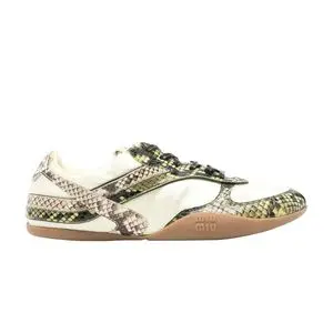 Miu Miu Python Print Sneakers