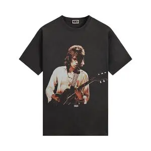 Kith Rolling Stones Keith Richards Vintage Tee - Black