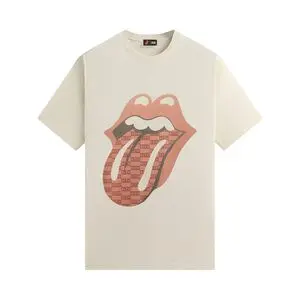 Kith For The Rolling Stones Monogram Tongue Tee - Tan