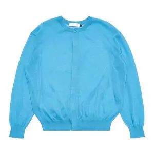 AMOMENTO Sheer Round Cardigan