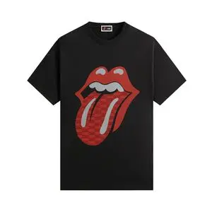 Kith For The Rolling Stones Monogram Tongue Tee - Black