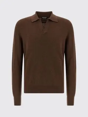 Zegna Polo Shirt - Brown