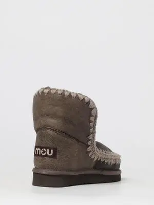 Mou Metallic Ankle Boots - Grey