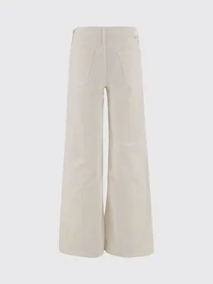 MOTHER Wide Leg Jeans - White