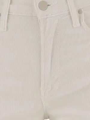 MOTHER Wide Leg Jeans - White