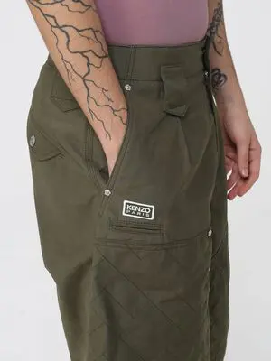 Kenzo Quilted Wide-leg Trousers