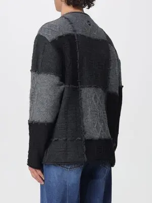 ADER ERROR Patchwork Crew Neck Sweater - Grey