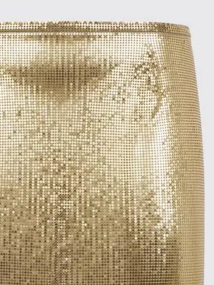 Rabanne Metallic Mesh Skirt - Dark