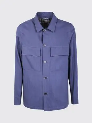 Paul Smith Textured Shirt Jacket - Blue