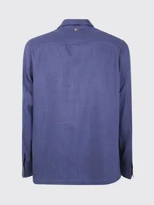Paul Smith Textured Shirt Jacket - Blue