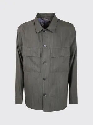 Paul Smith Textured Shirt Jacket - Green