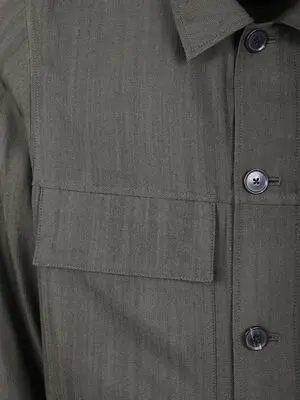Paul Smith Textured Shirt Jacket - Green