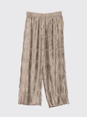 BY MALENE BIRGER Crinkled Wide Leg Pants - Gold