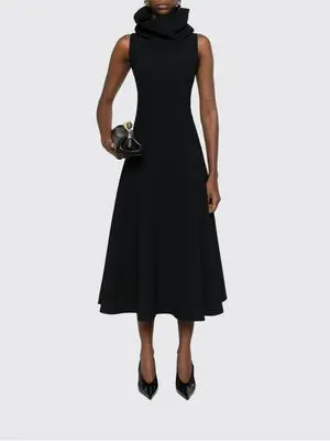 Jacquemus Sleeveless Midi Dress With Cowl Neck - Black