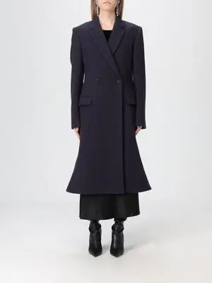 Balenciaga Double-breasted Coat - Blue