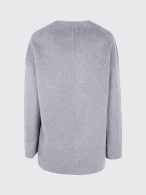 Loulou De Saison Band Collar Coat - Grey