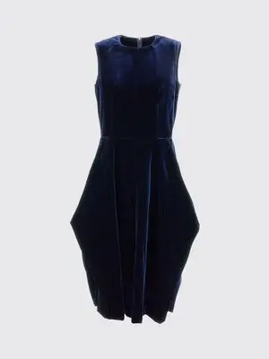 Comme Des Garçons Comme Des Garçons Velvet Dress Blue