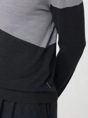 Armani Exchange Color Block Pullover Sweater