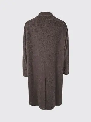 GOLDEN GOOSE Textured Button-detailed Coat - Brown