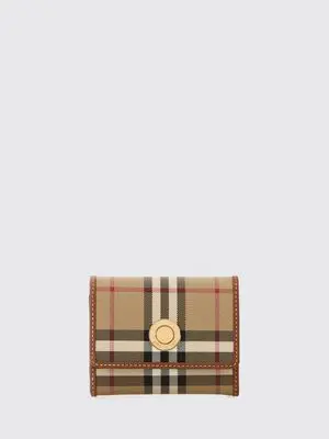 Burberry Vintage Check Coated Cotton Continental Wallet - Brown