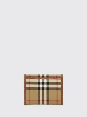 Burberry Vintage Check Coated Cotton Continental Wallet