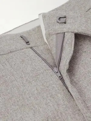 Thom Sweeney Tapered Wool Trousers