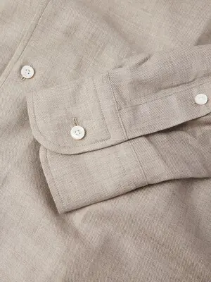 Zegna Cotton And Cashmere-blend Shirt