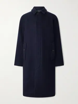 Thom Sweeney Virgin Wool And Cashmere-blend Coat
