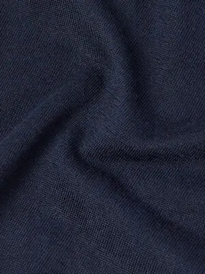 Thom Sweeney Cashmere And Silk-blend Sweater - Blue