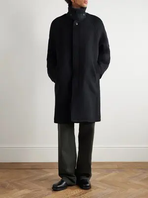 MFPEN Accession Brushed Recycled-wool Coat